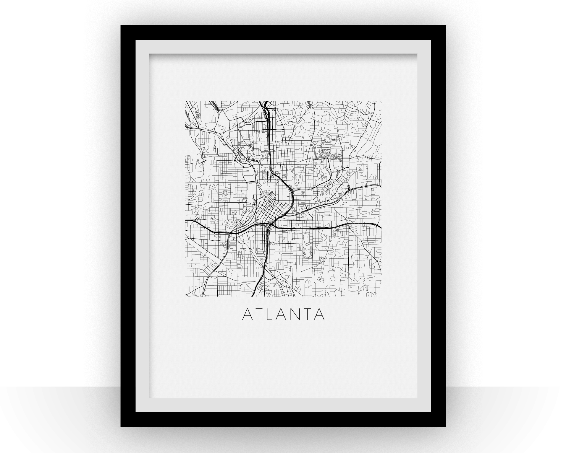 Atlanta Map Print – Studio Raton