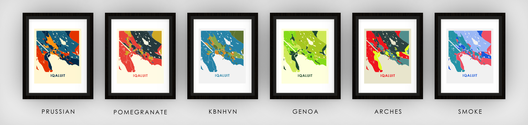 Iqaluit Map Print - Full Color Map Poster – Studio Raton