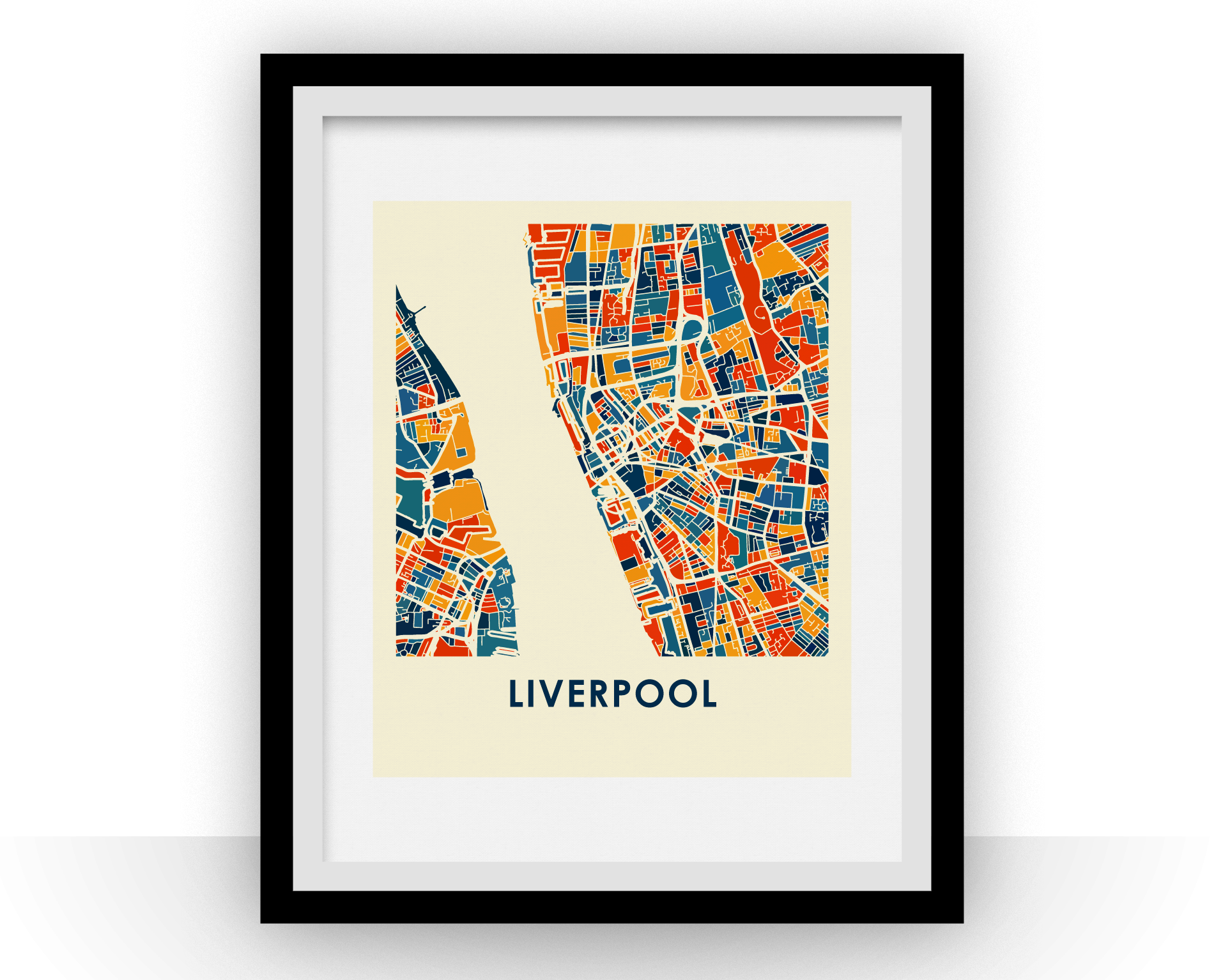 Liverpool Map Print - Full Color Map Poster – Studio Raton