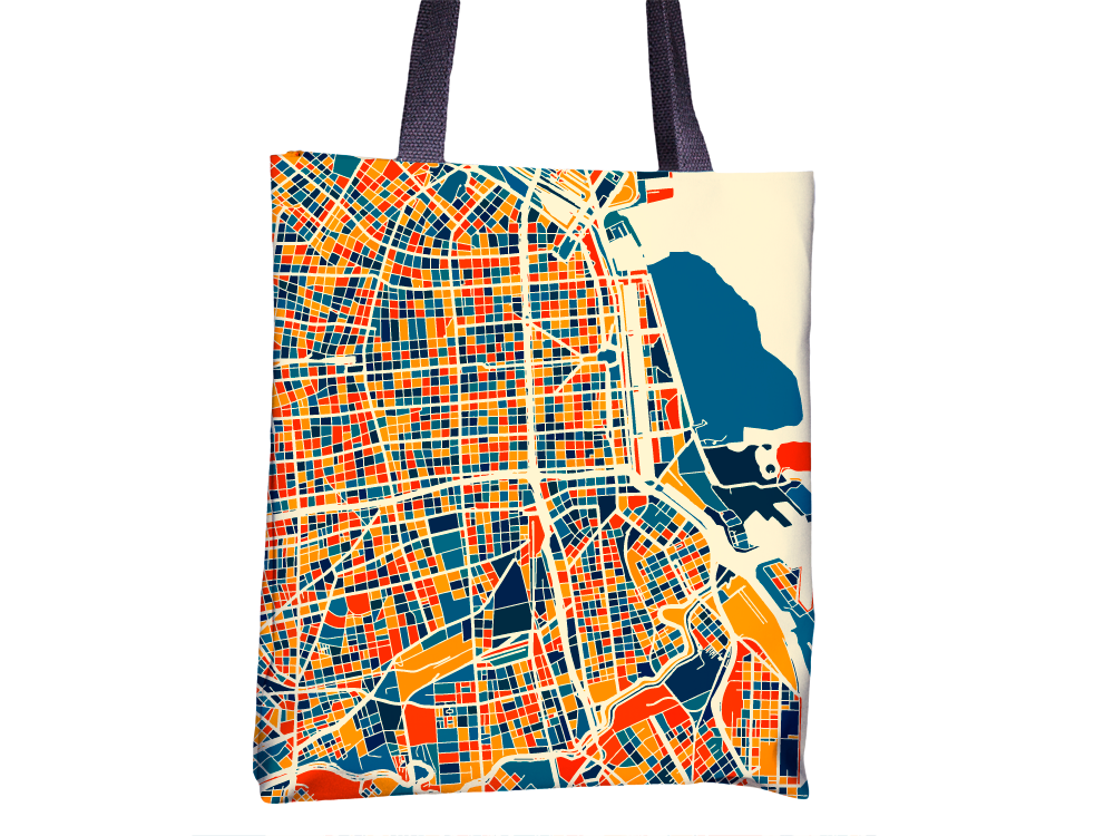 Buenos Aires Map Tote Bag - Argentina Map Tote Bag 15x15 – Studio Raton