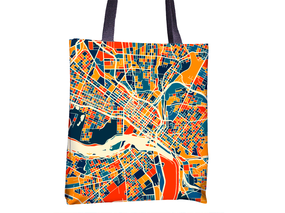 Richmond Map Tote Bag - Virginia Map Tote Bag 15x15 – Studio Raton