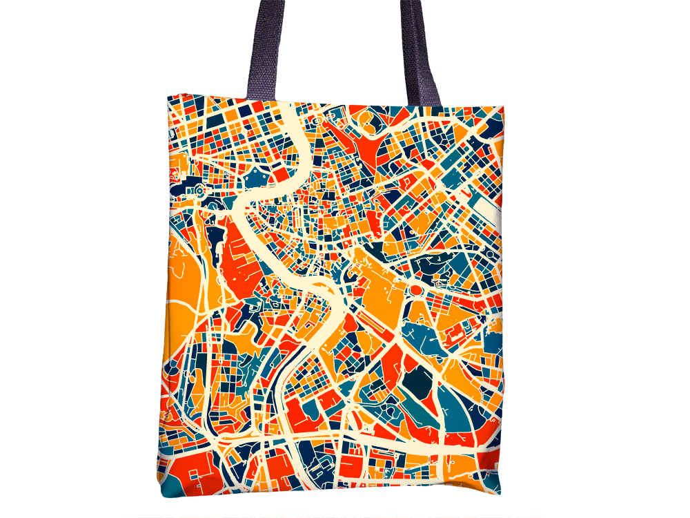 Roma Map Tote Bag - Italy Map Tote Bag 15x15 – Studio Raton