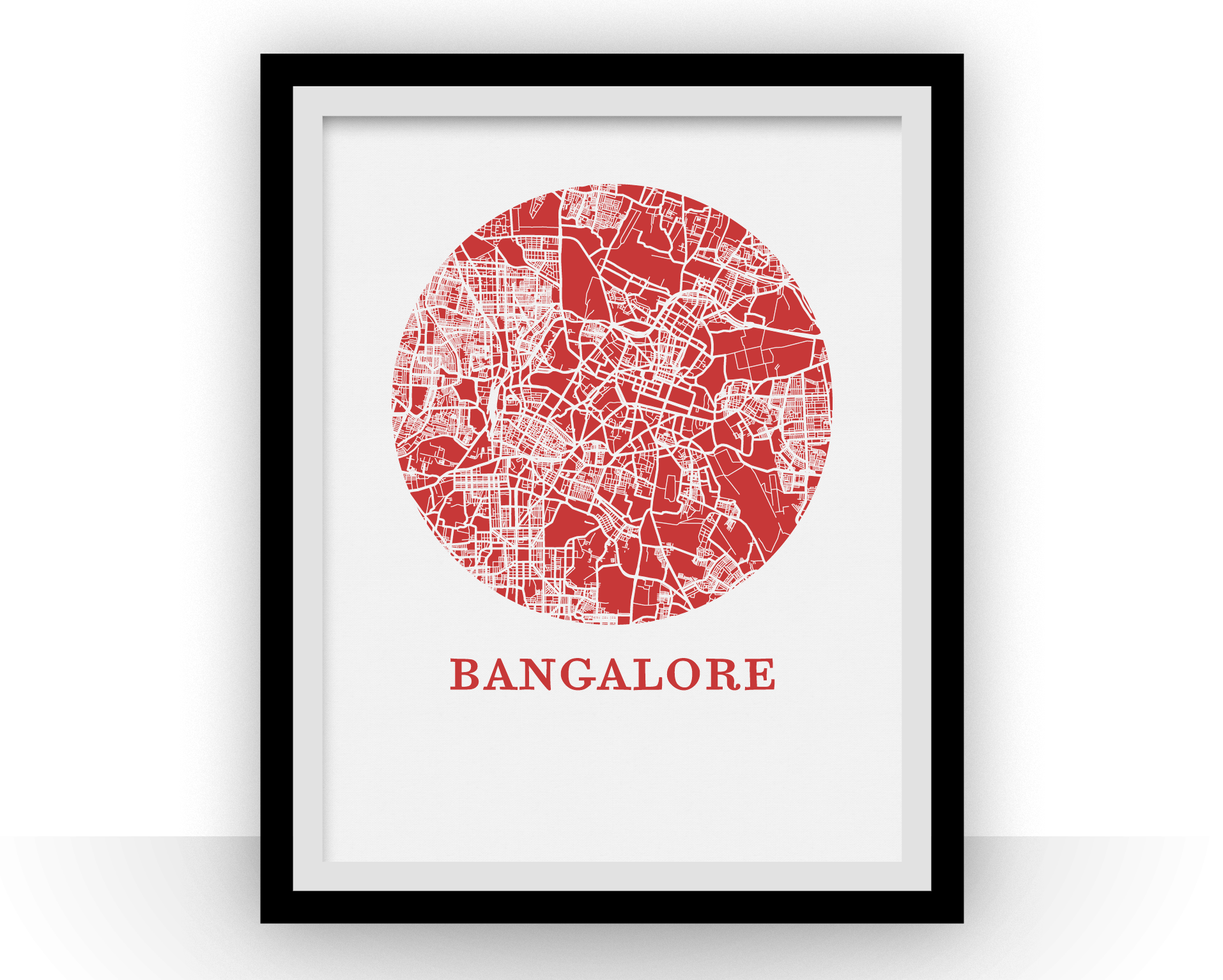 Bangalore Map Print - City Map Poster – Studio Raton