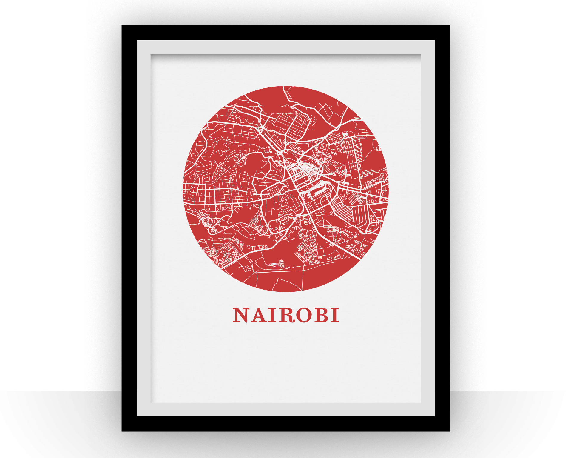 Nairobi Map Print - City Map Poster – Studio Raton